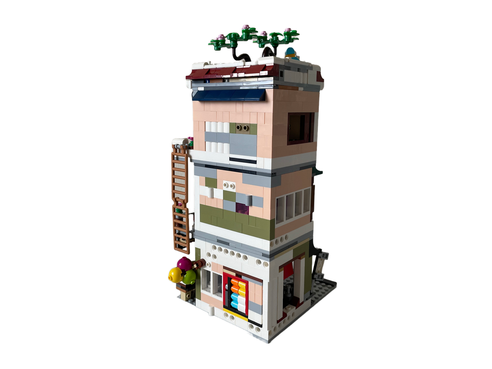 Lego Moc Noodle Shop And Arcade Modular Alternate Build 2x 31131 By Re