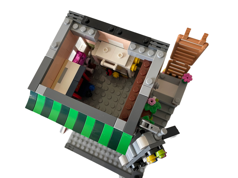 Lego Moc Noodle Shop And Arcade Modular Alternate Build 2x 31131 By Re