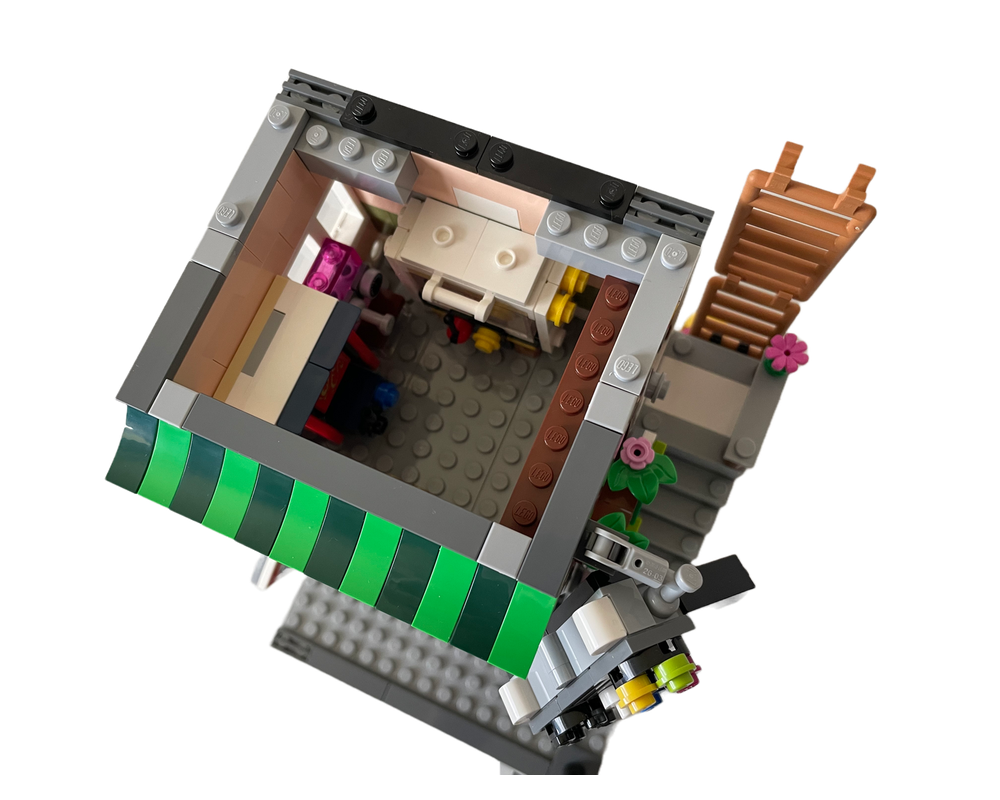 LEGO MOC Noodle Shop & Arcade Modular Alternate build (2x 31131) by re ...