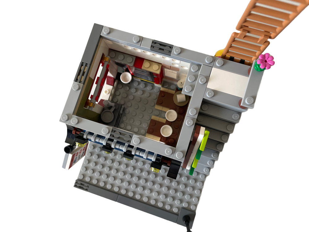 Lego Moc Noodle Shop And Arcade Modular Alternate Build 2x 31131 By Re