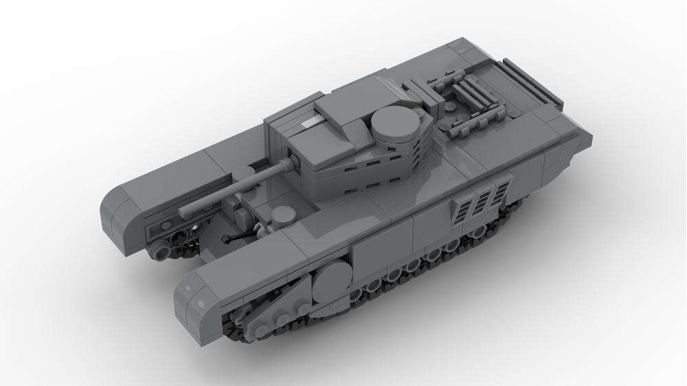 LEGO MOC Churchill Mk VII (Minifig Scale 1:42) by Qwinter | Rebrickable ...