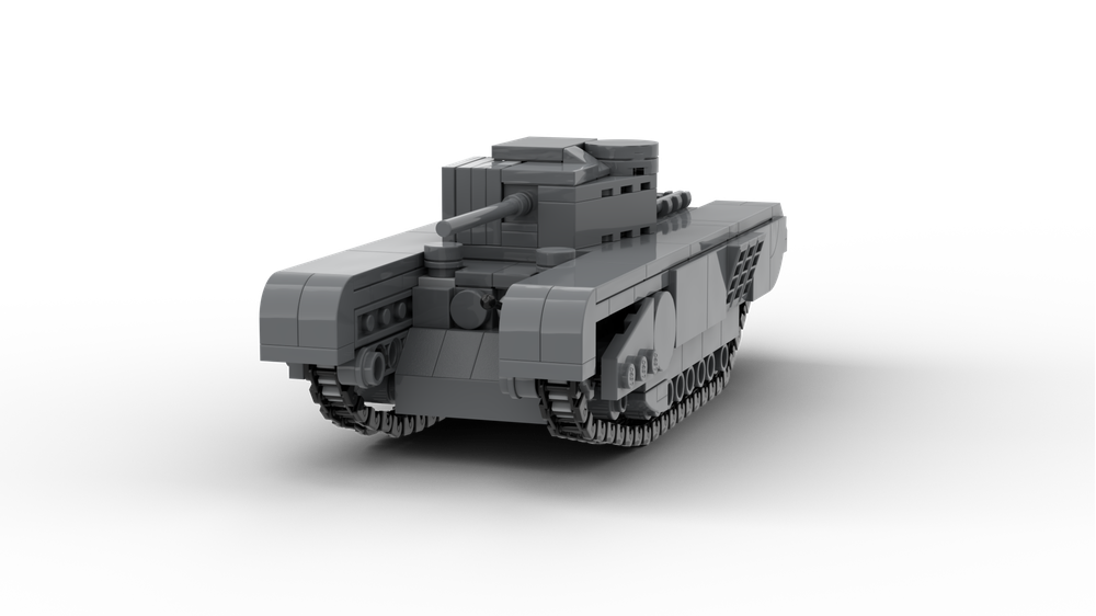 LEGO MOC Churchill Mk VII (Minifig Scale 1:42) by Qwinter | Rebrickable ...