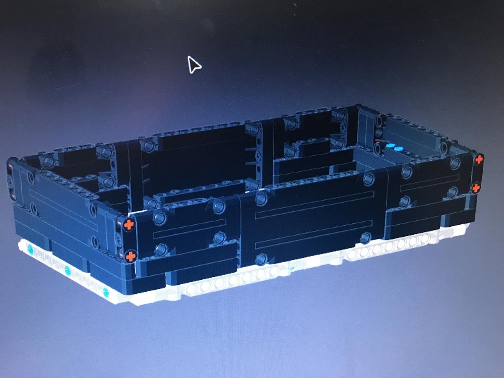 LEGO MOC Medium Bin Container by Smudge | Rebrickable - Build with LEGO