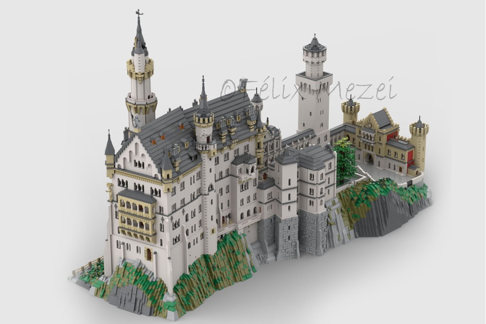 LEGO MOC Neuschwanstein Castle by Felix_Mezei | Rebrickable - Build ...