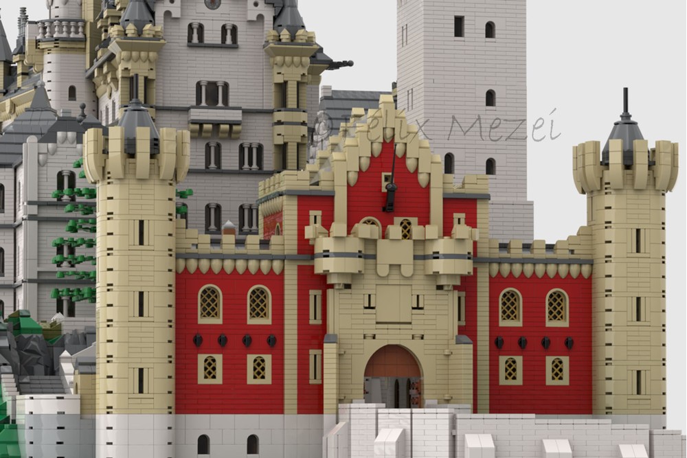 LEGO MOC Neuschwanstein Castle by Felix_Mezei | Rebrickable - Build ...