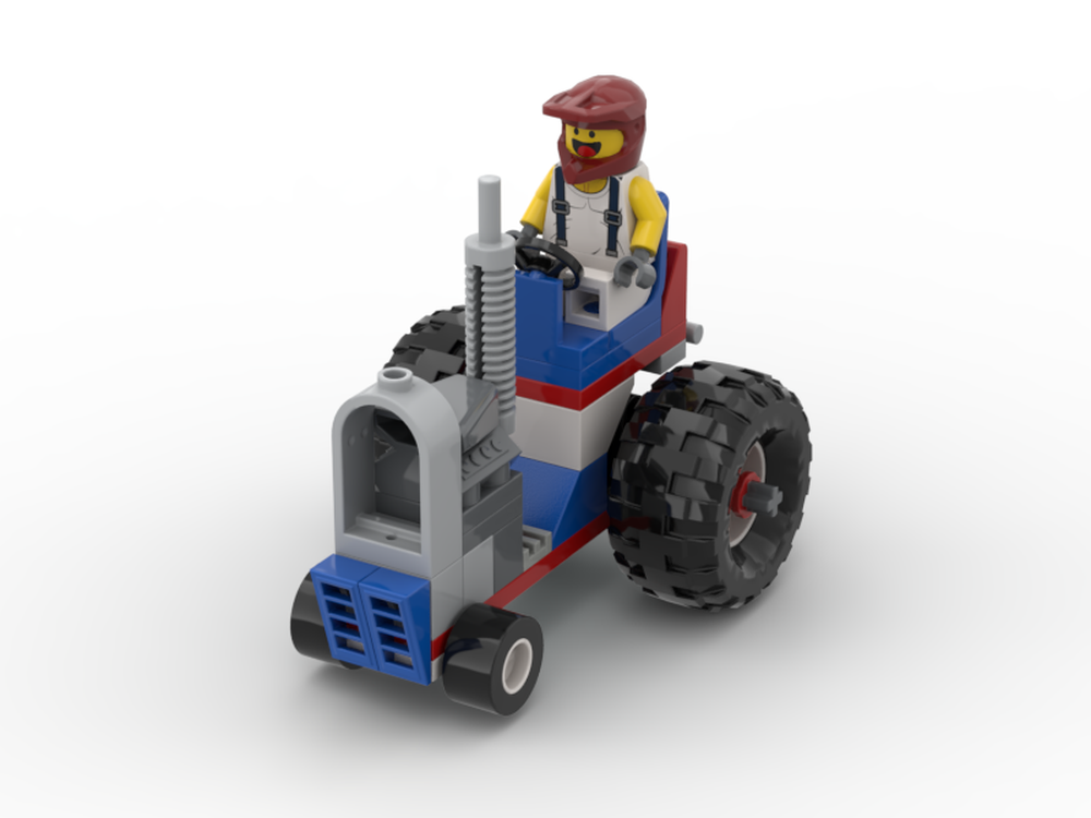 LEGO MOC American Pulling Tractor by Lego Works | Rebrickable - Build ...