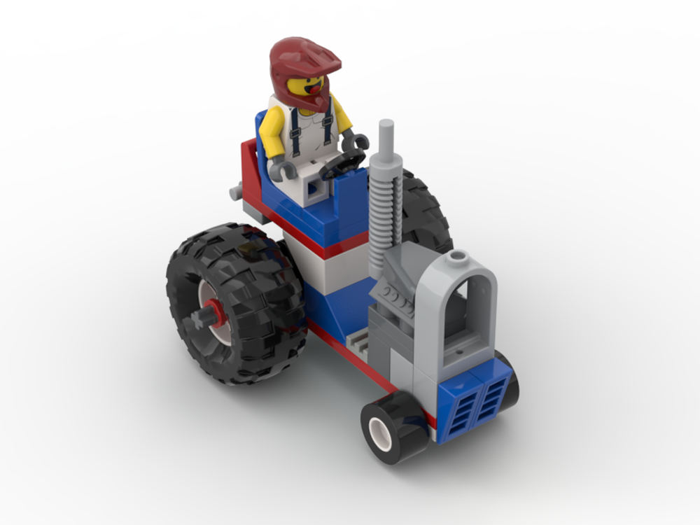 Lego Moc American Pulling Tractor By Lego Works Rebrickable Build