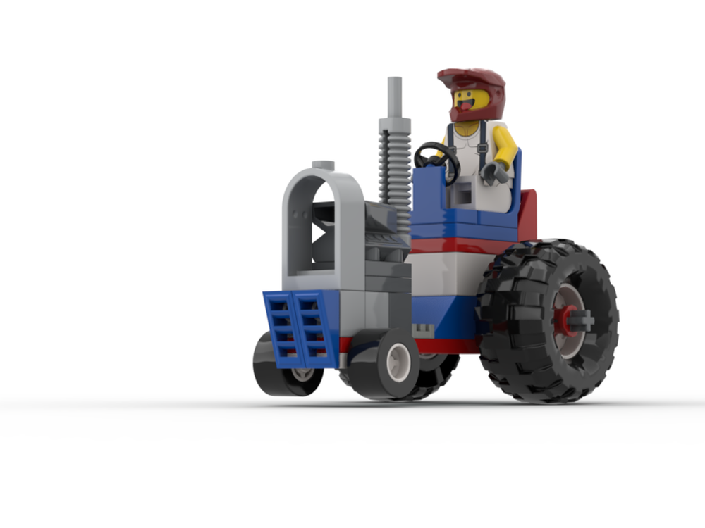 LEGO MOC-123389 American Pulling Tractor by Lego Works | Rebrickable ...