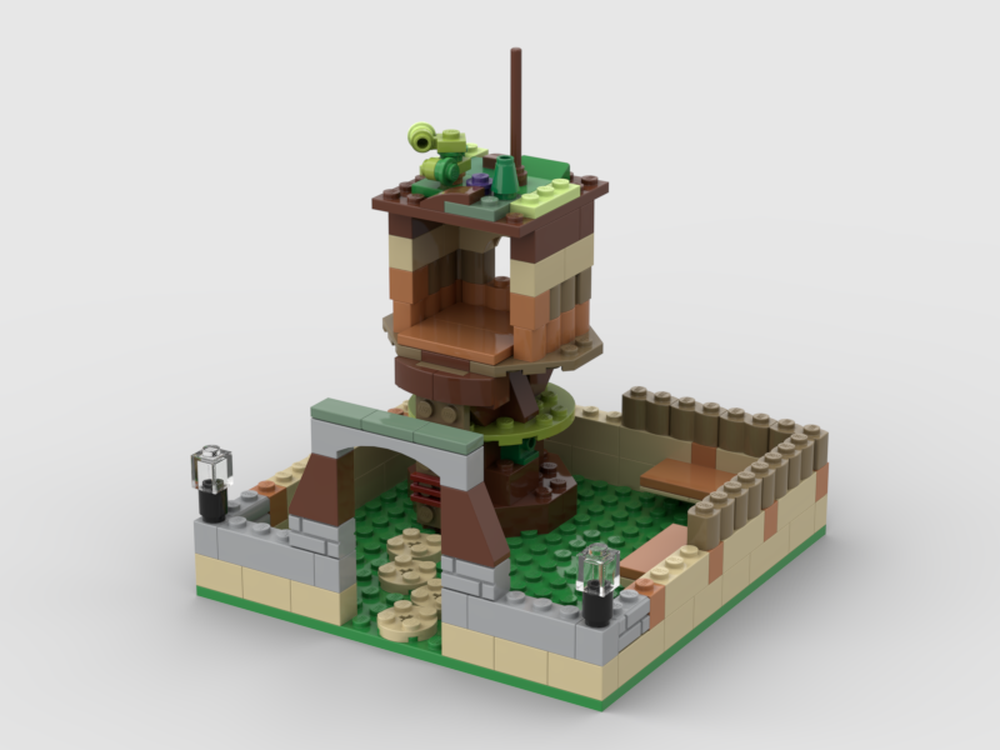 LEGO MOC Treehouse by l_hendriksen | Rebrickable - Build with LEGO