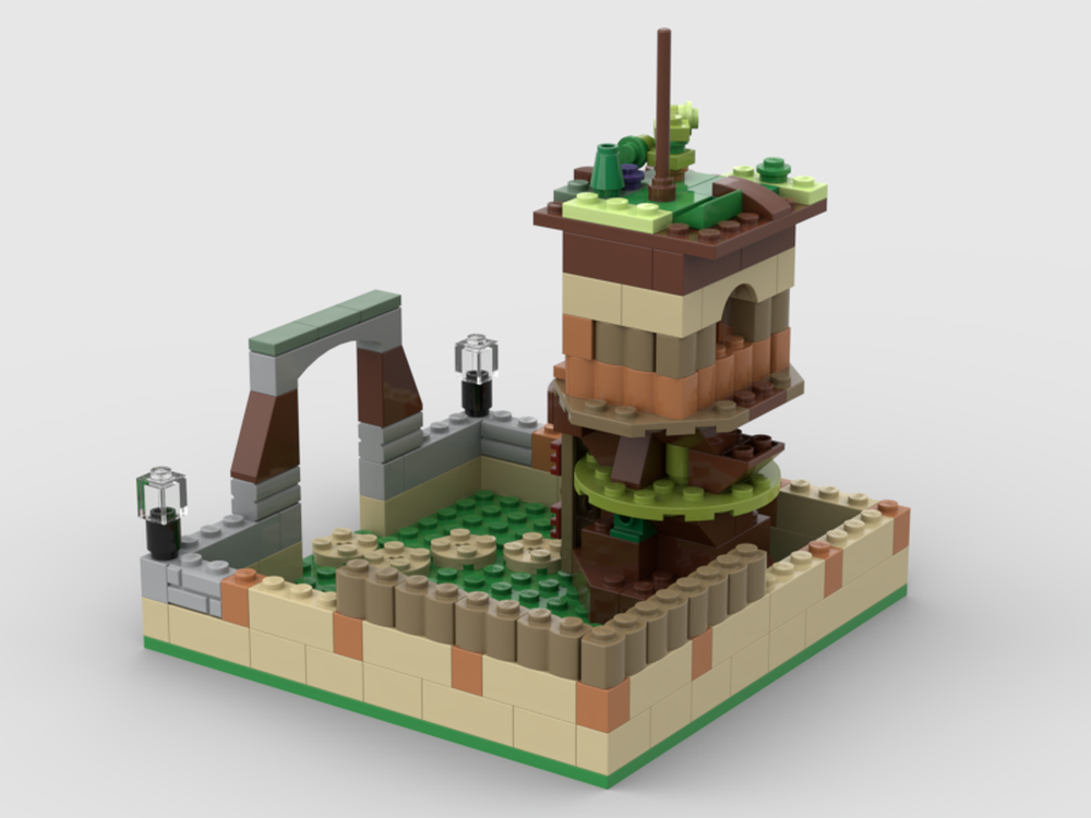 LEGO MOC Treehouse by l_hendriksen | Rebrickable - Build with LEGO