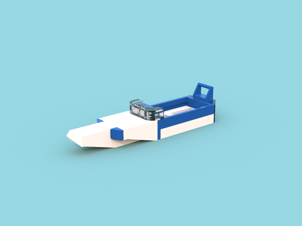 Lego Moc Nanospeedboat By Legoori Rebrickable Build With Lego