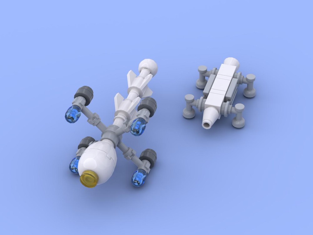 LEGO MOC Micro spacecrafts - Comet, Eagle by aquir | Rebrickable ...