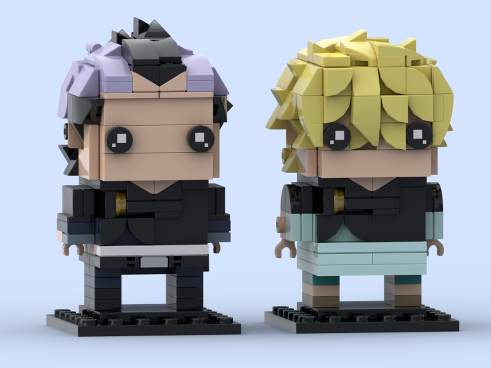 LEGO MOC Magna and Luck - Black Clover BrickHeadz by AnimeBricks4 ...