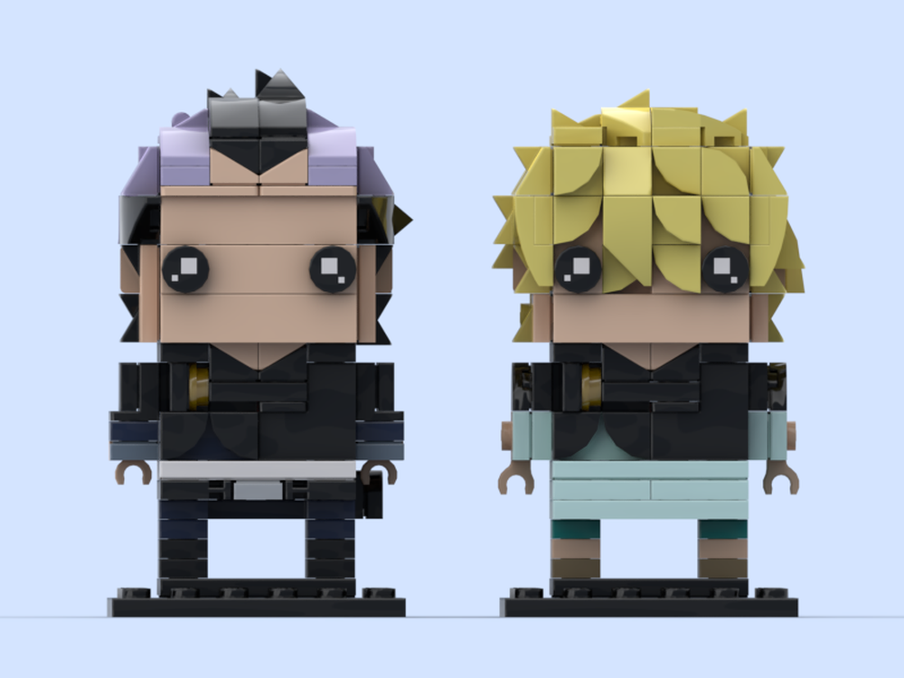LEGO MOC Magna and Luck - Black Clover BrickHeadz by AnimeBricks4 ...