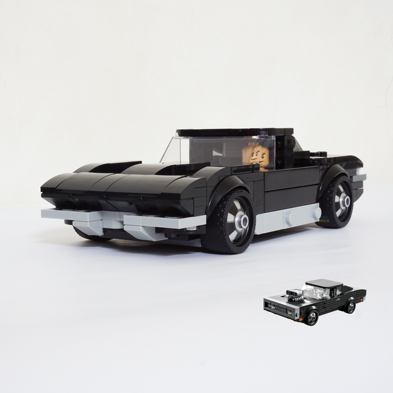 Lego Moc 76912 Corvette C2 Stingray By Kmpmocs Rebrickable Build