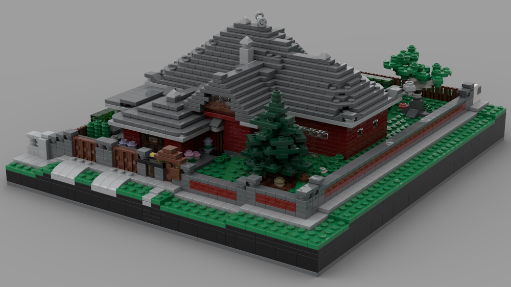 LEGO MOC Micro-scale suburban house by Mobilox Studios | Rebrickable ...