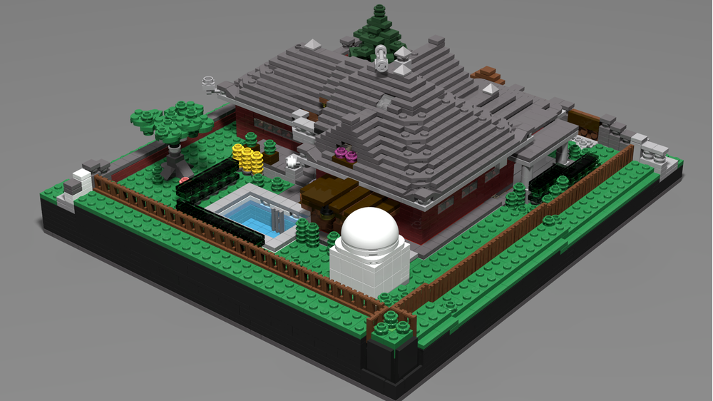 LEGO MOC Micro-scale suburban house by Mobilox Studios | Rebrickable ...