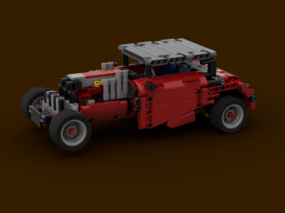 LEGO MOC Alternate hotrod B-model 42098 by Trirex | Rebrickable - Build ...