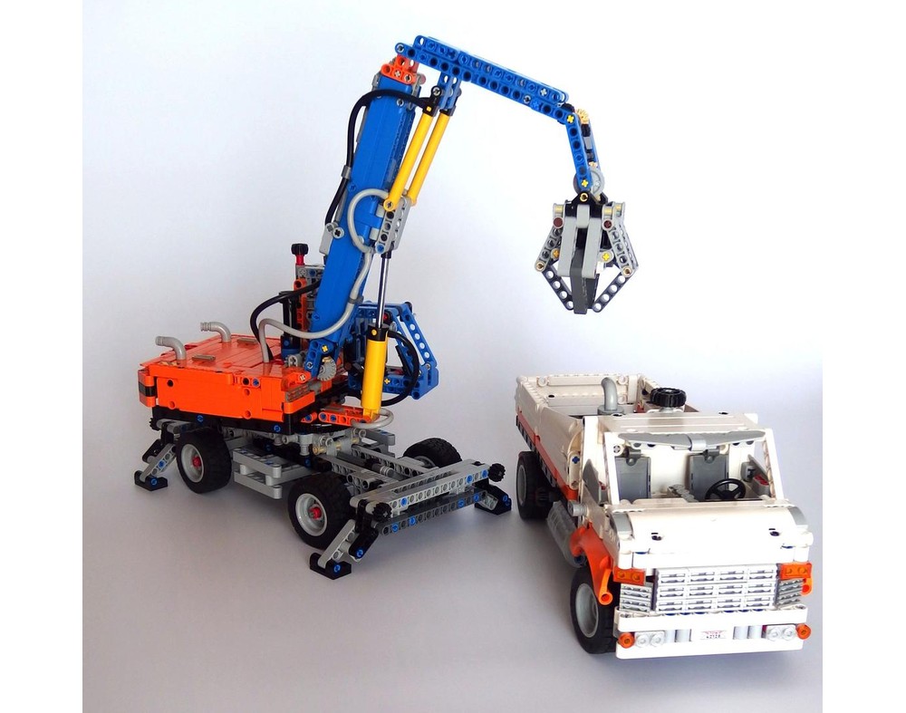 LEGO MOC Material Handler & Dump Truck by Repcovsky | Rebrickable ...