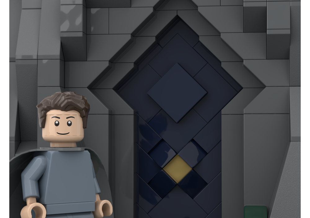 LEGO MOC Khazad-dûm Gate by LordBricker | Rebrickable - Build with LEGO
