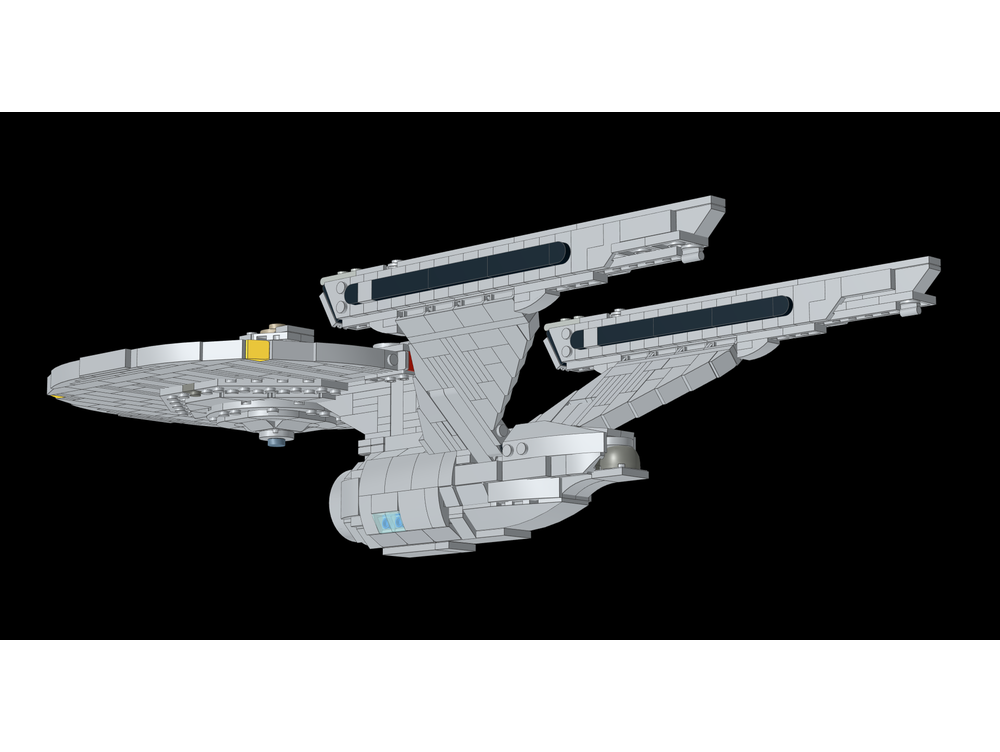 Lego Moc Star Trek Uss Enterprise A Refit By Atbrickworks