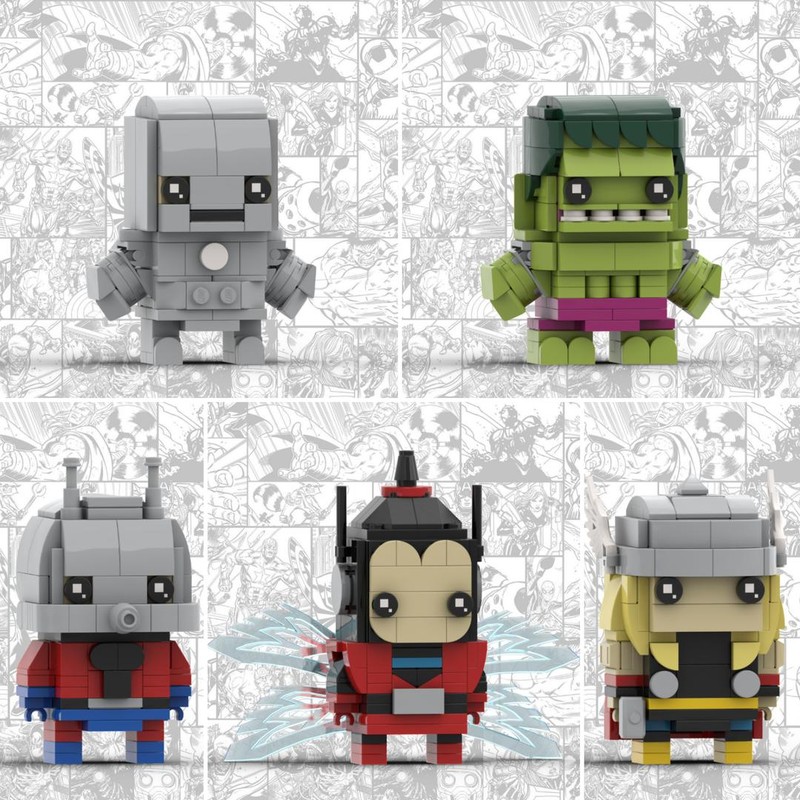 LEGO MOC Avengers (Classic) Brickheadz Collection by DrBrickheadz ...