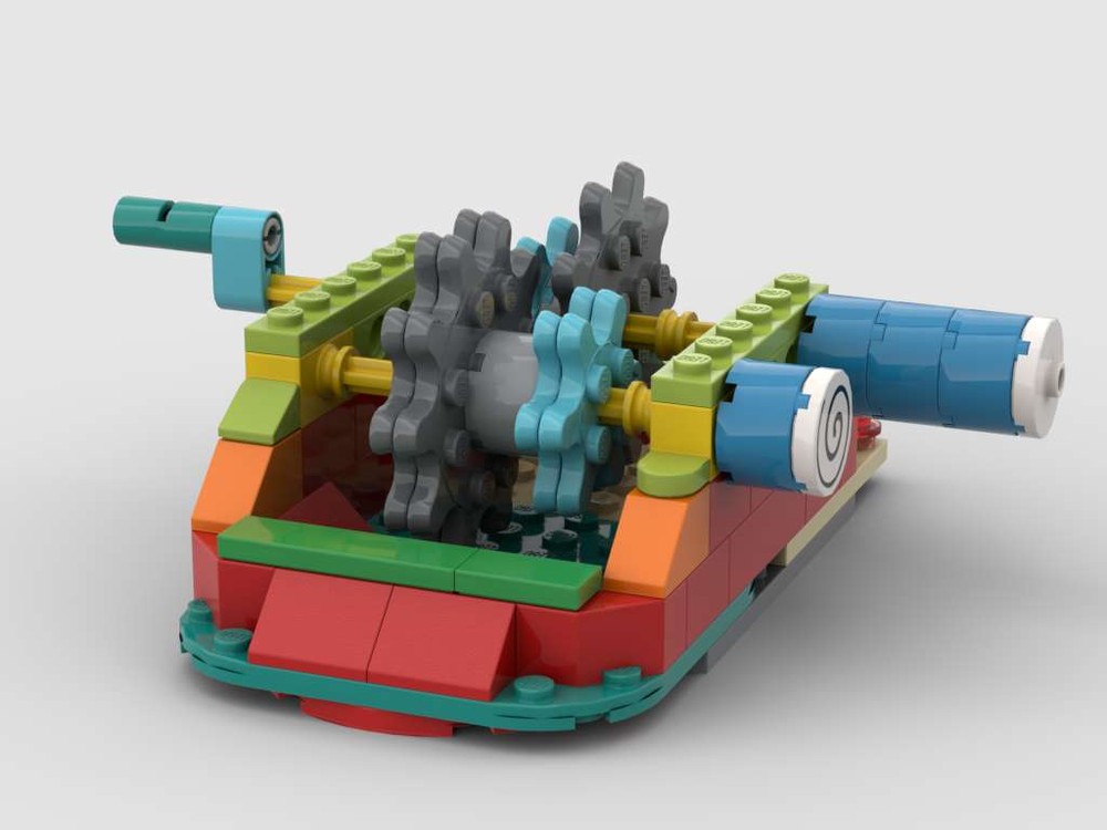 LEGO MOC 11019 Splat 2 speed gearbox by robmg | Rebrickable - Build ...