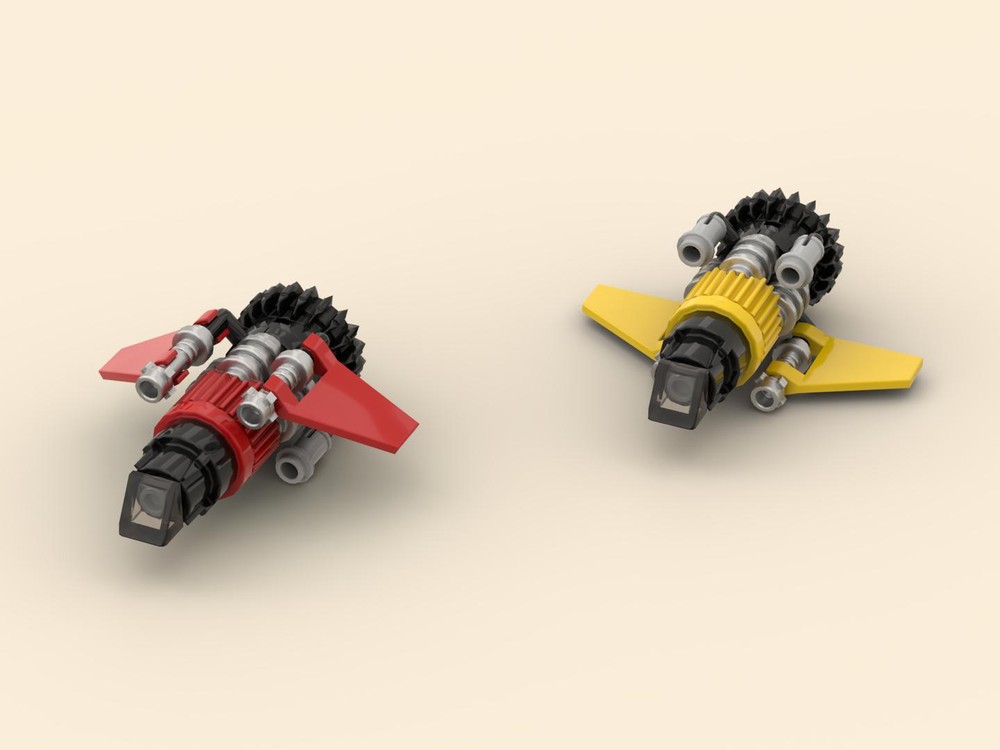 LEGO MOC Micro starfighter by aquir | Rebrickable - Build with LEGO