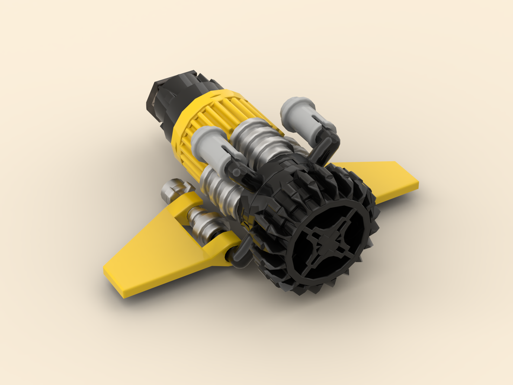 Lego Moc Micro Starfighter By Aquir Rebrickable Build With Lego