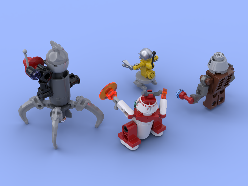 Lego Moc Droid Workforce By Aquir Rebrickable Build With Lego