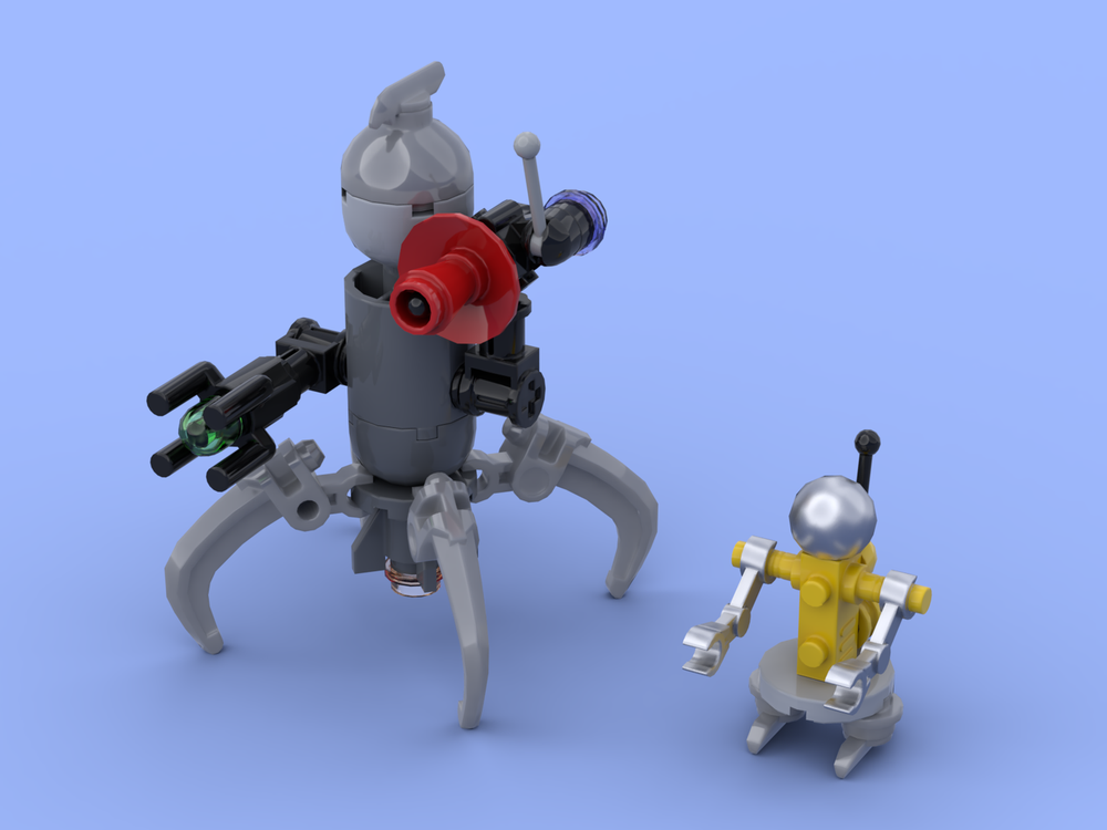 Lego Moc Droid Workforce By Aquir Rebrickable Build With Lego