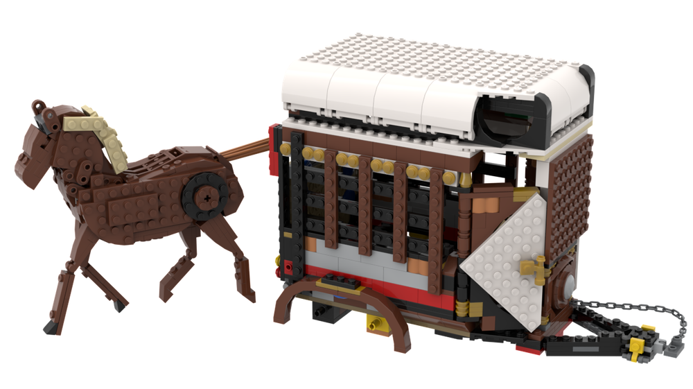 LEGO MOC 31109 Model B: Horse Trailer by Plaatart | Rebrickable - Build ...