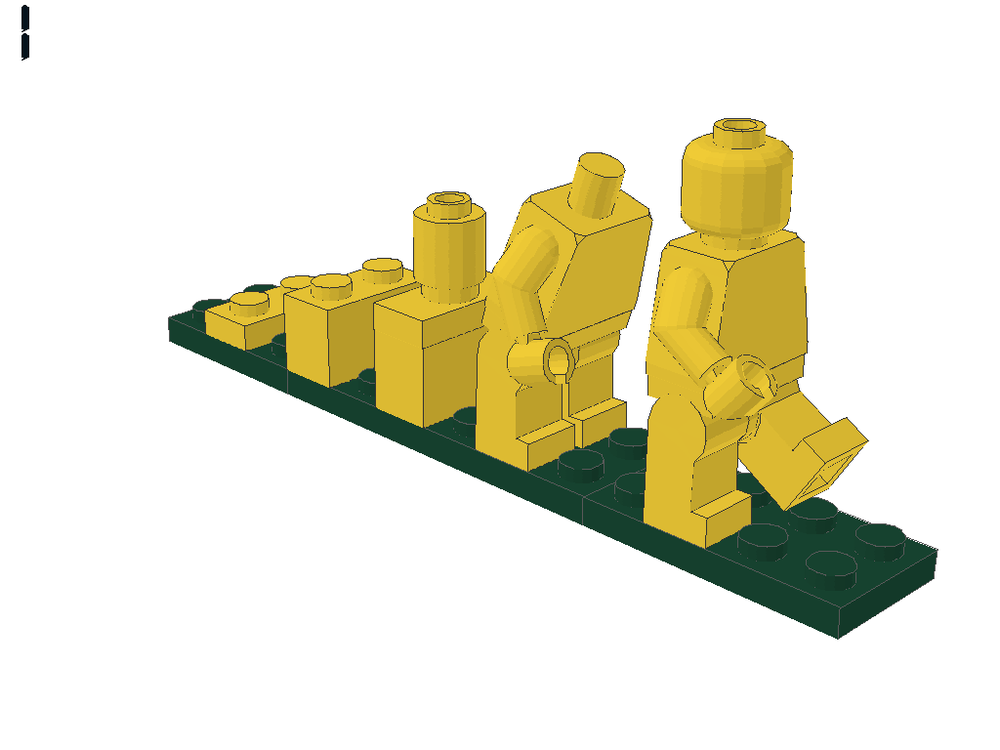 LEGO MOC-12366 Lego Evolution by pkolin360 | Rebrickable - Build with LEGO