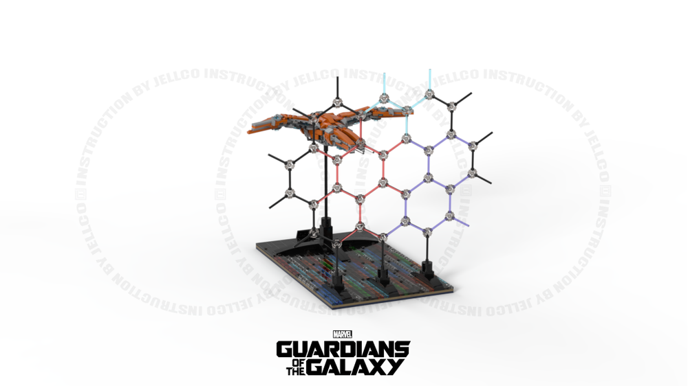 Lego Moc Micro Diorama Benatar Warp Drive By Jellco Rebrickable