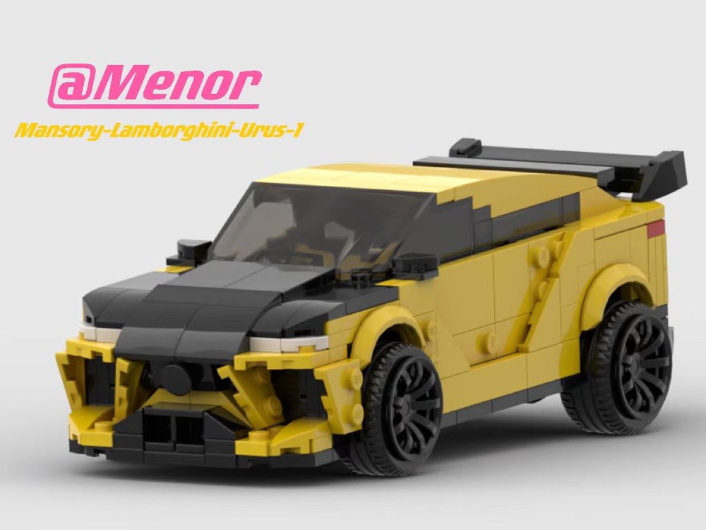 Lego Moc Mansory Lamborghini Urus 1 By Menor Rebrickable Build With