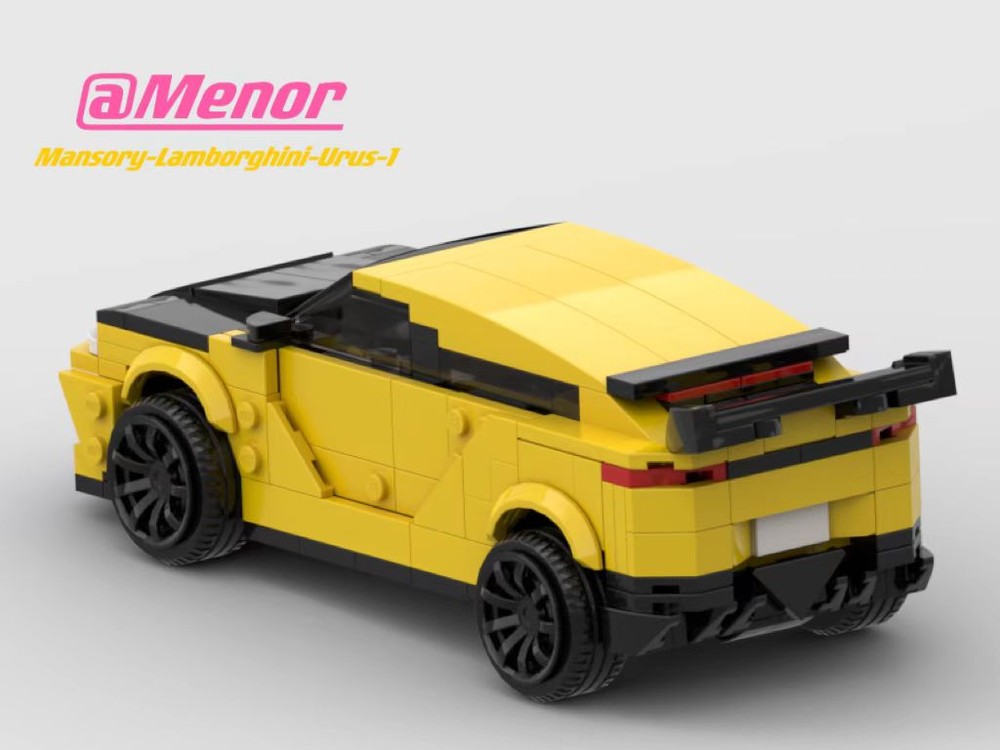 Lego Moc Mansory Lamborghini Urus 1 By Menor Rebrickable Build With
