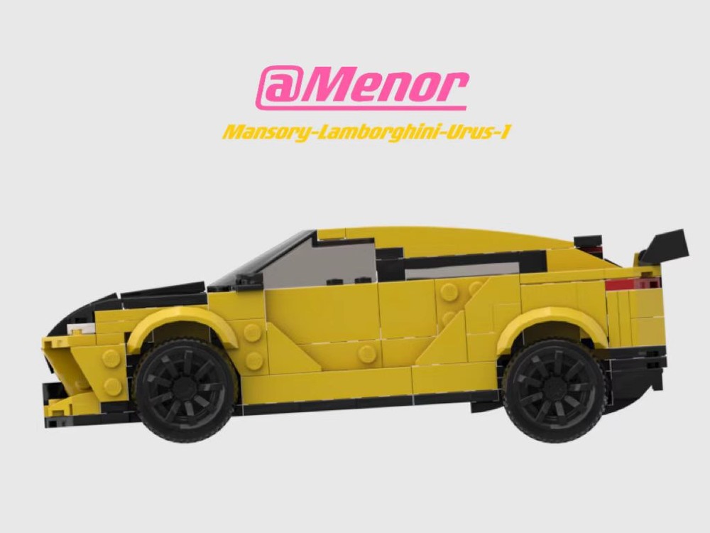Lego Moc Mansory Lamborghini Urus 1 By Menor Rebrickable Build With
