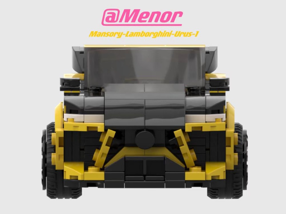 Lego Moc Mansory Lamborghini Urus 1 By Menor Rebrickable Build With