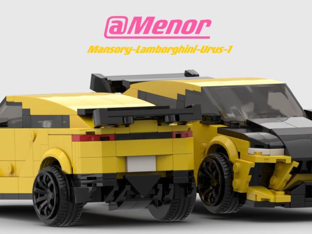 Lego Moc Mansory Lamborghini Urus 1 By Menor Rebrickable Build With