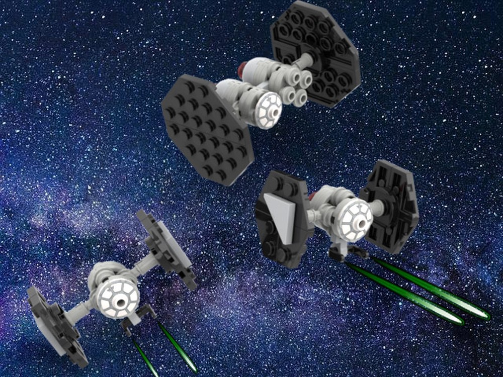 Lego Moc Tie Fighter And Bomber By Antman313 Rebrickable Build With