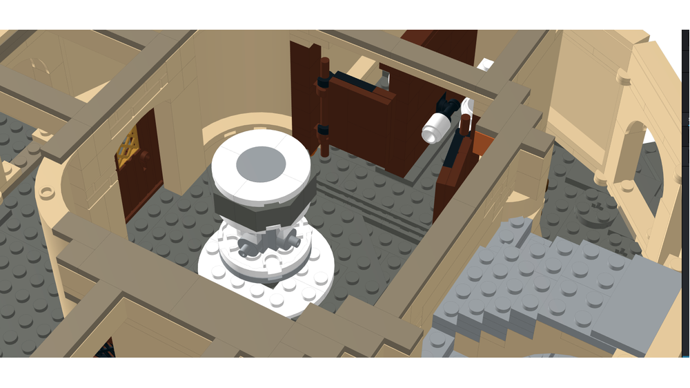 Lego Moc Large Round Tower Base Magic School Modular Mocs Part 5 By