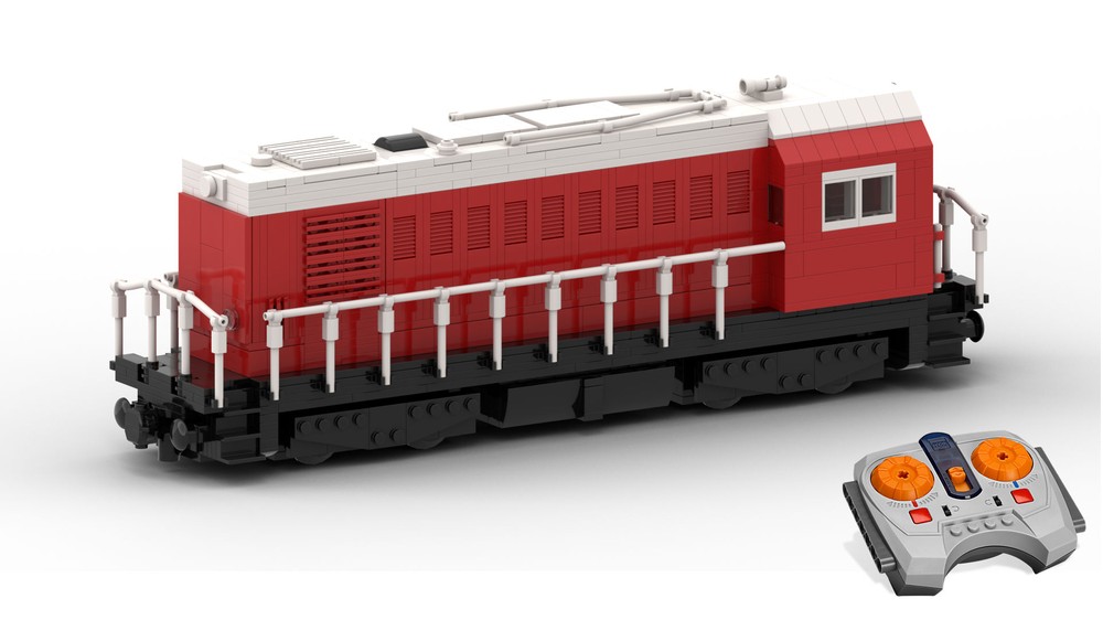 LEGO MOC Diesel locomotive - BR 107 -MOC by Mimi68 | Rebrickable - Build with LEGO