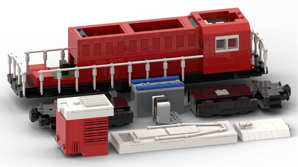 LEGO MOC Diesel locomotive - BR 107 -MOC by Mimi68 | Rebrickable ...