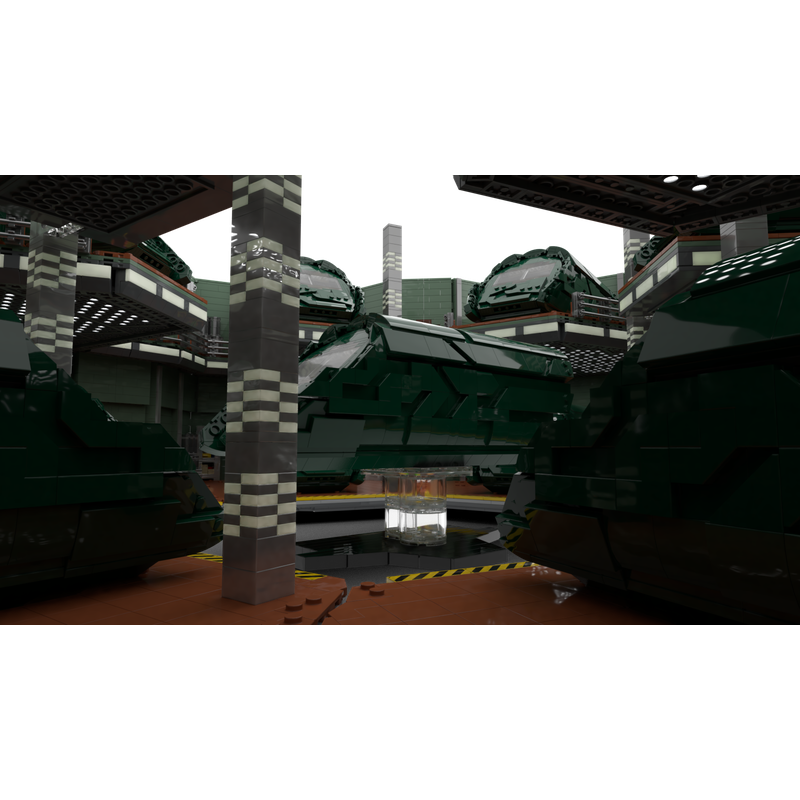 LEGO MOC Stargate Atlantis Puddle Jumper Hangar by axsbricks ...