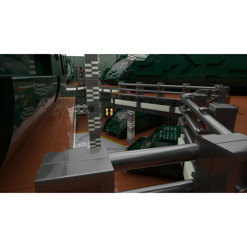 LEGO MOC Stargate Atlantis Puddle Jumper Hangar by axsbricks ...