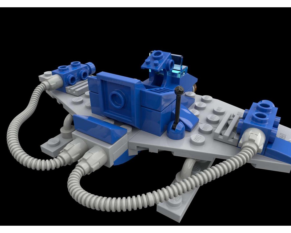 Lego Moc Space Glider By Bigchus Rebrickable Build With Lego