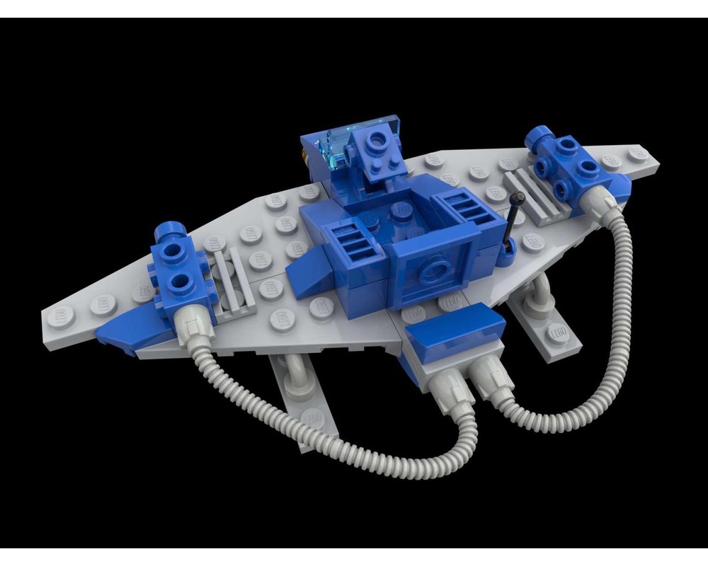 Lego Moc Space Glider By Bigchus Rebrickable Build With Lego
