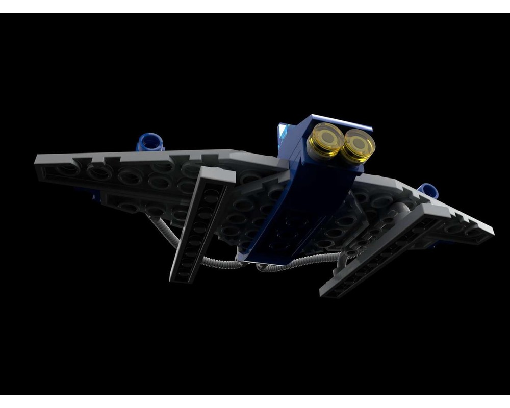 Lego Moc Space Glider By Bigchus Rebrickable Build With Lego