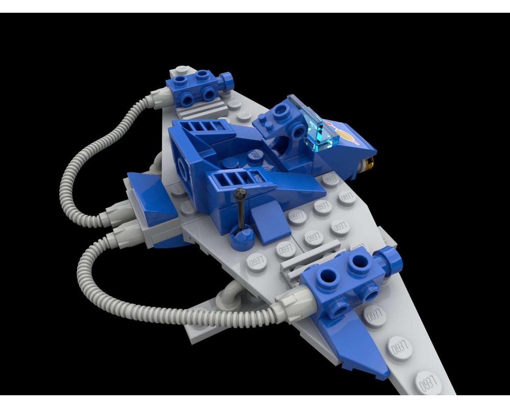 Lego Moc Space Glider By Bigchus Rebrickable Build With Lego