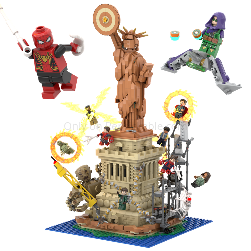 LEGO MOC SPIDER-MAN: No Way Home - Statue of Liberty Final Battle by Dream Build Bricks ...